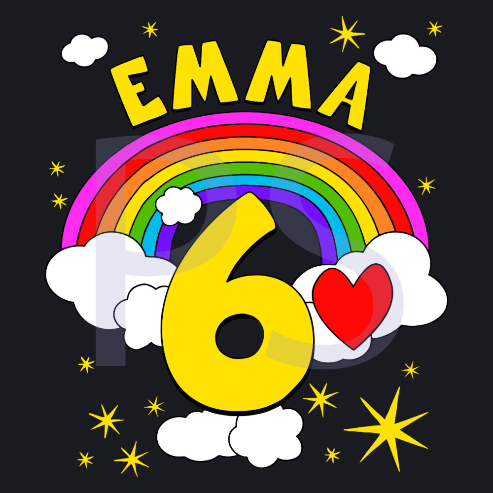 Emma 6th Birthday Svg, Birthday Svg, Emma Birthday Svg, Birt - Inspire ...
