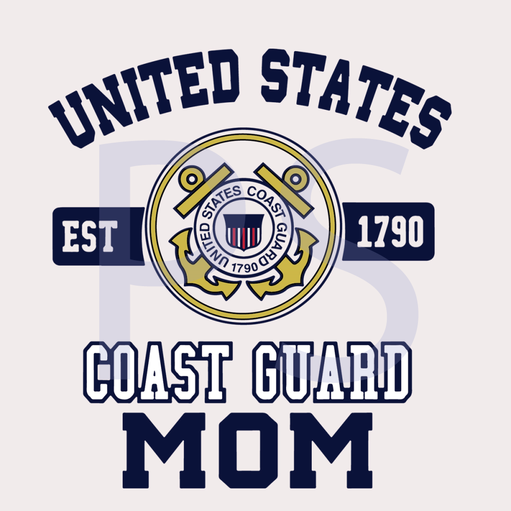 United States Coast Guard Mom Military Pride Svg, Mothers Da | Inspire ...