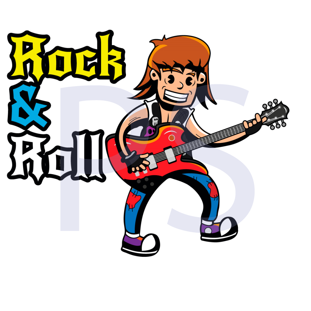 Rock N Roll Svg, Trending Svg, Rock Svg, Roll Svg, Guitarist - Inspire ...