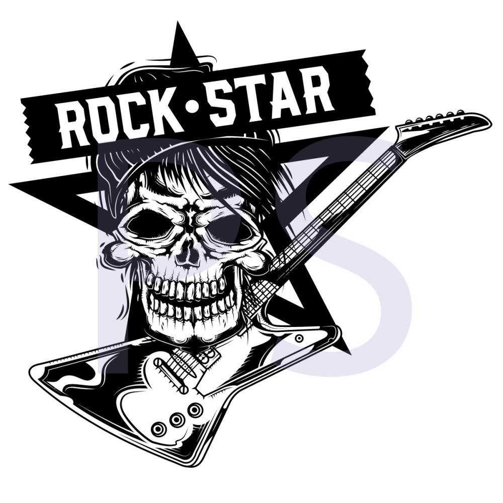 Skull Rock Star Svg, Trending Svg, Skull Svg, Rock Star Svg, | Inspire ...