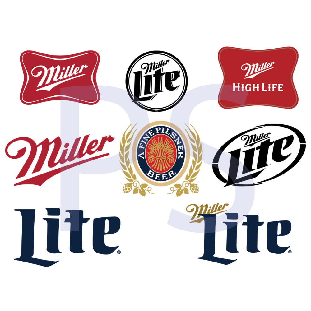 Miller Lite Beer Logo Bundle Svg, Trending Svg, Miller Lite | Inspire ...