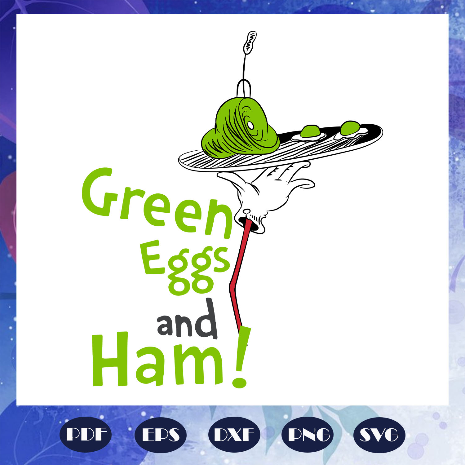 Green eggs and ham svg, dr seuss svg, dr seuss gift, dr seus - Inspire ...