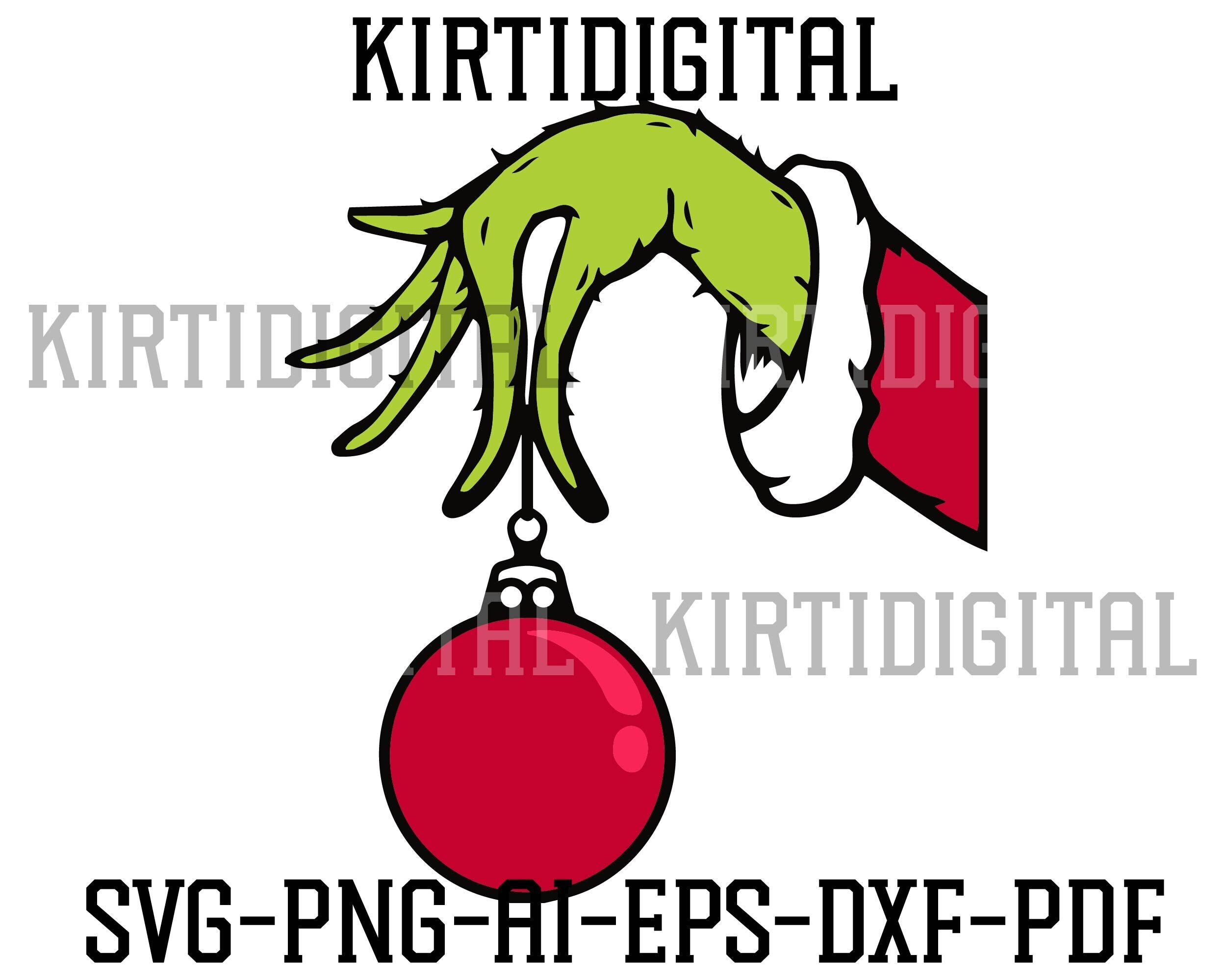 Grinch Hand SVG, PNG, Cricut, Grinchy Hand Png, Christmas Sv - Inspire ...