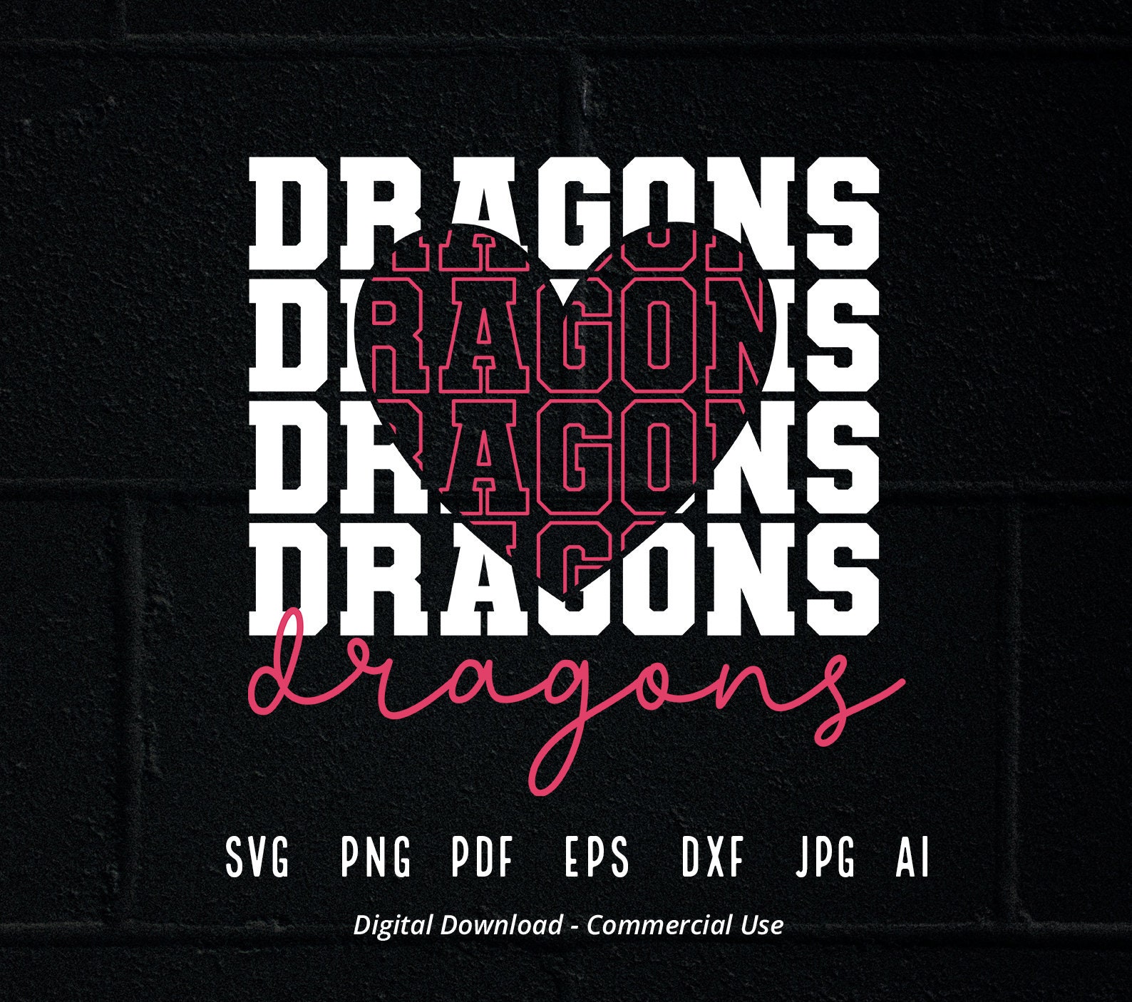 Dragon Heart svg, Dragon | Inspire Uplift