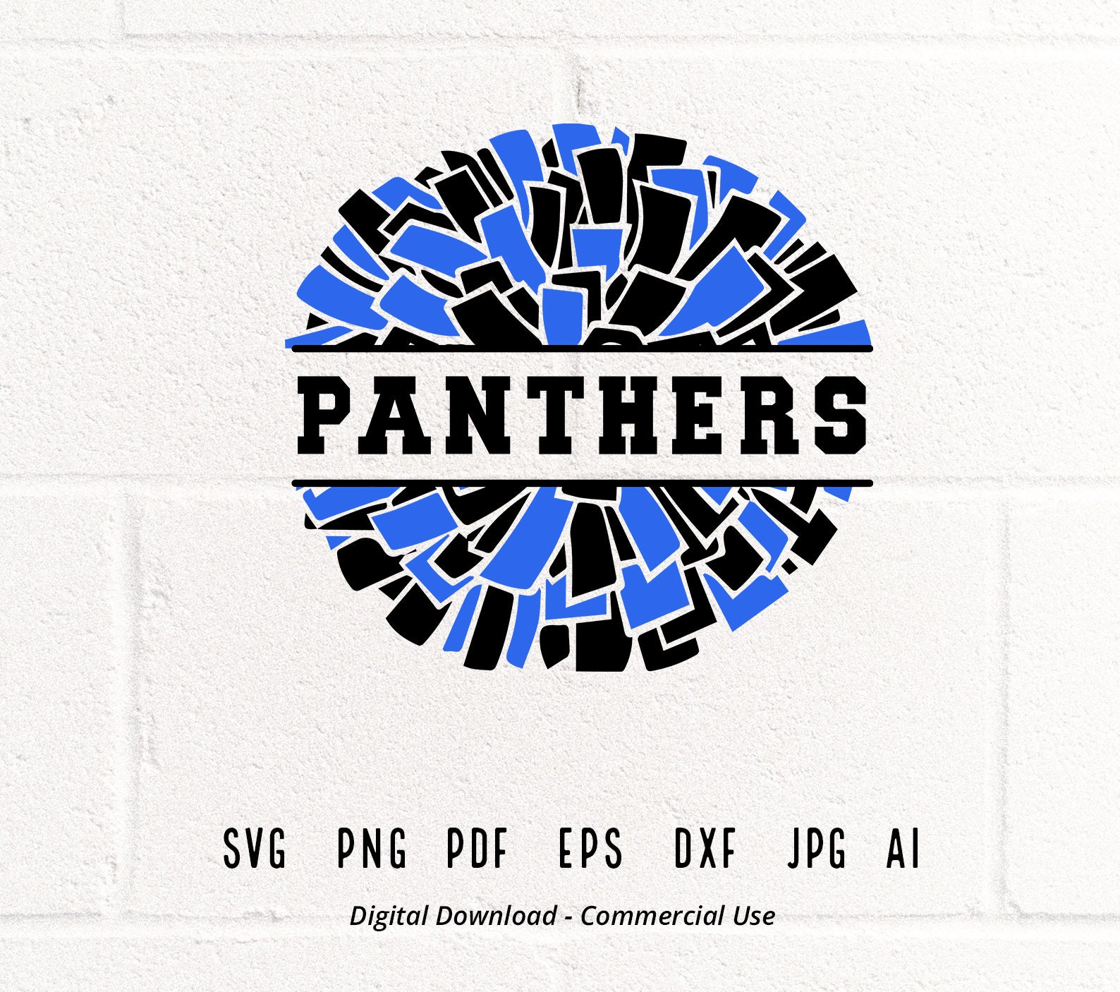 Panthers Cheer SVG PNG, Panthers Mascot svg | Inspire Uplift