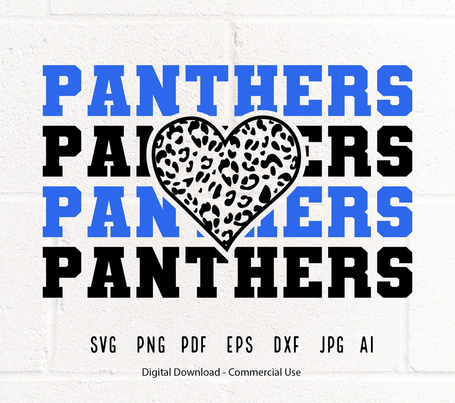 Panthers SVG PNG, Panthers Mascot svg | Inspire Uplift