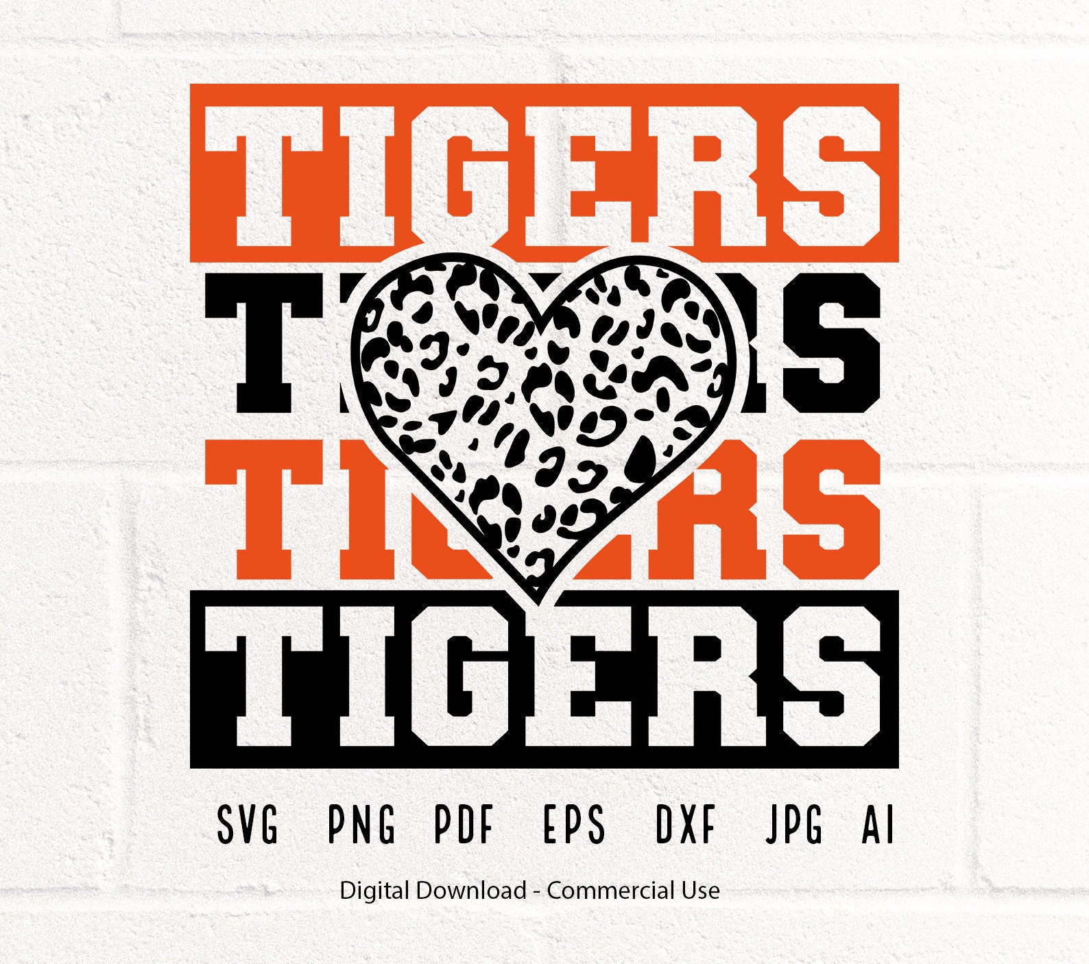 Tigers SVG PNG, Tigers Mascot svg | Inspire Uplift