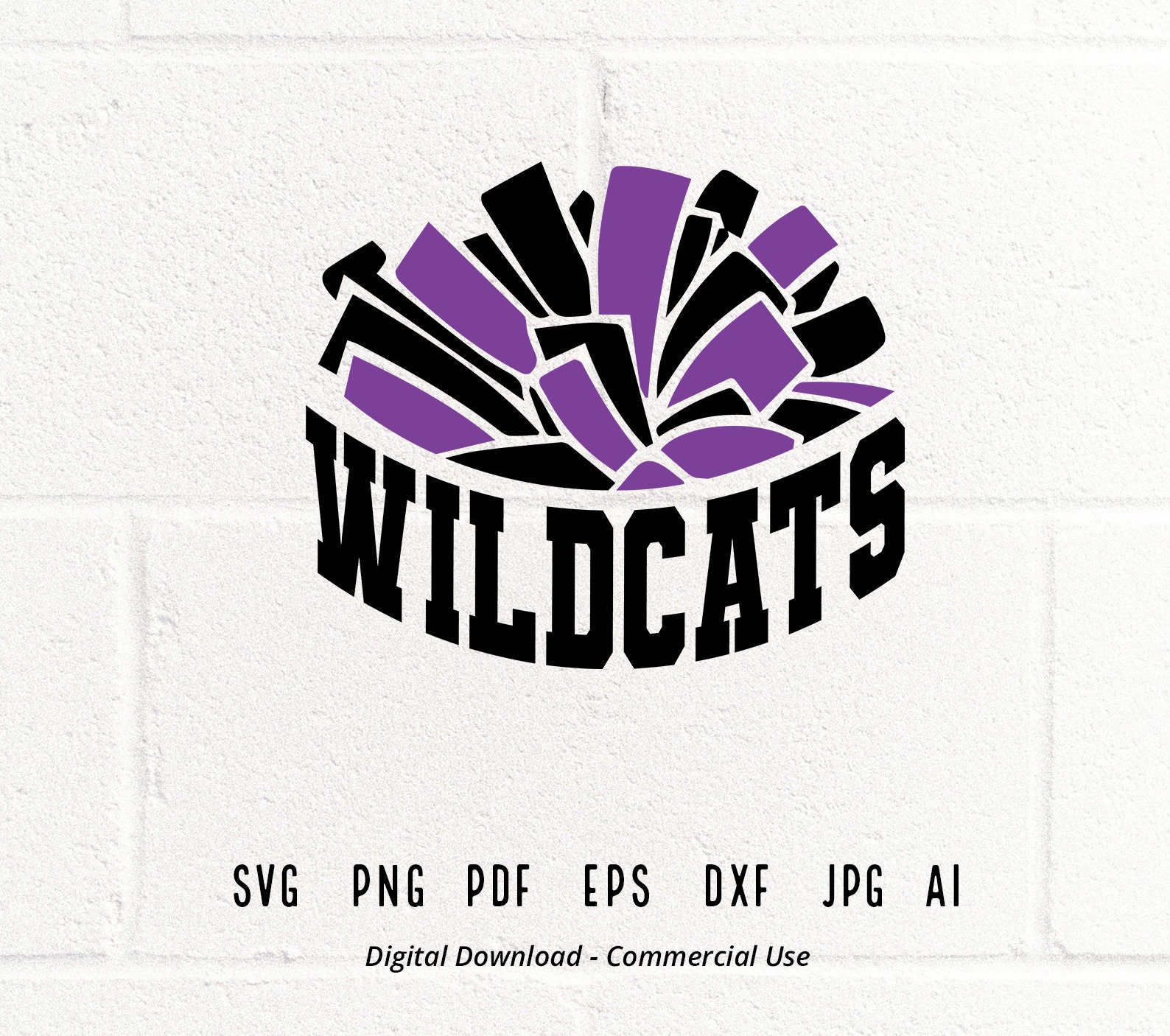 Wildcats Cheer SVG PNG, Wildcats Mascot svg | Inspire Uplift