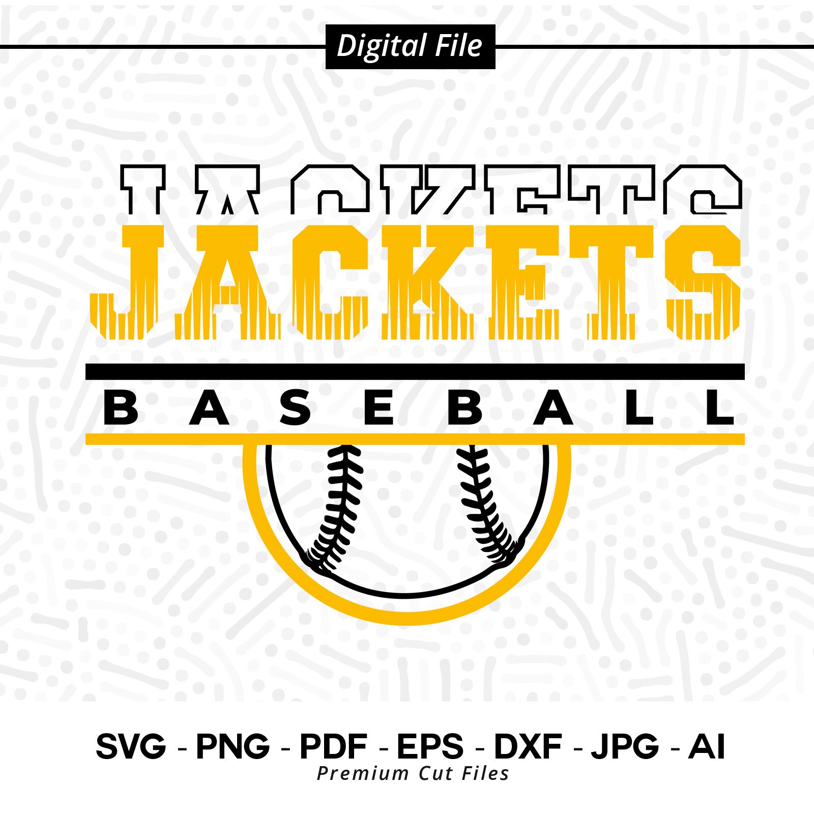 Jackets Baseball SVG PNG, Baseball svg | Inspire Uplift