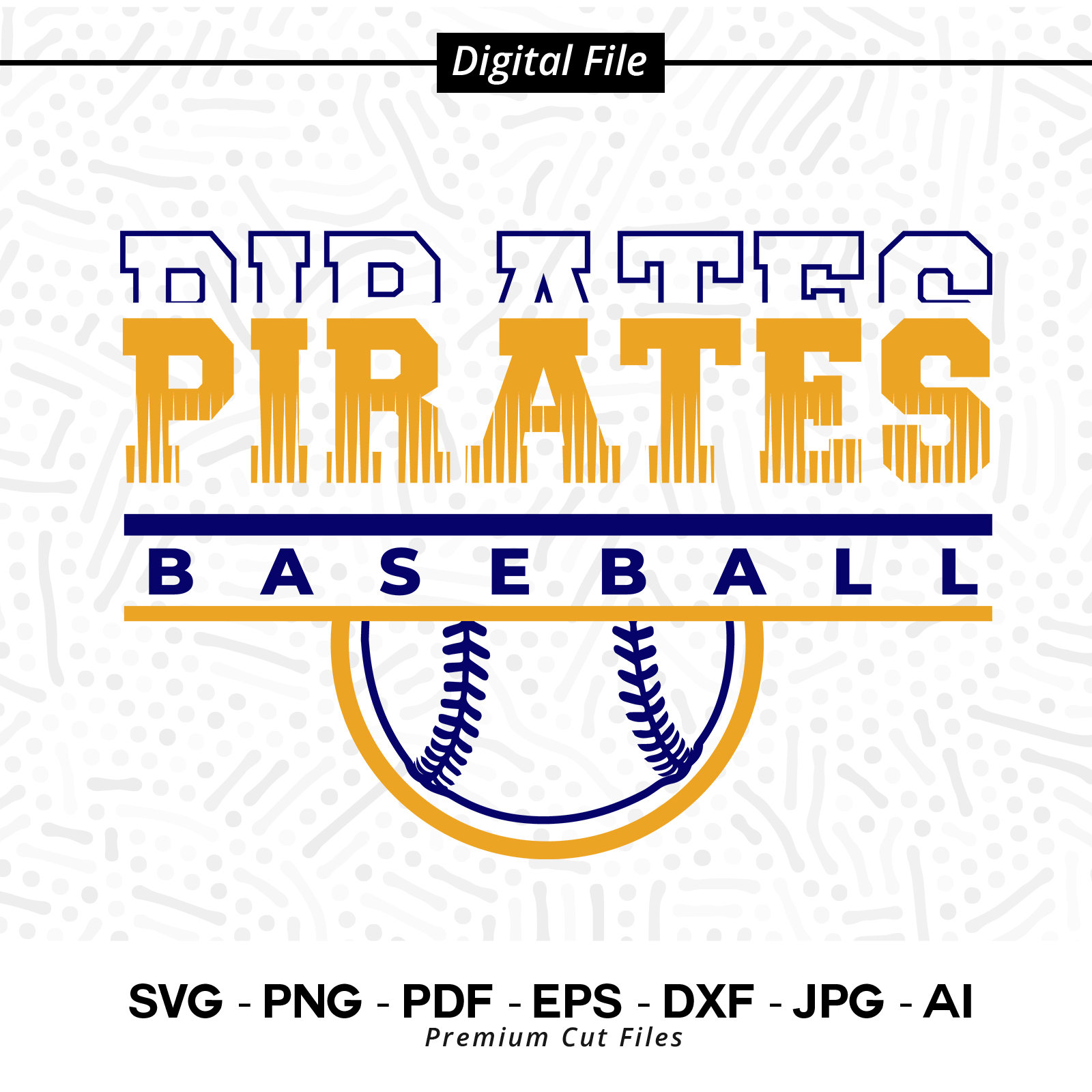 Pirates Baseball SVG PNG, Baseball svg | Inspire Uplift