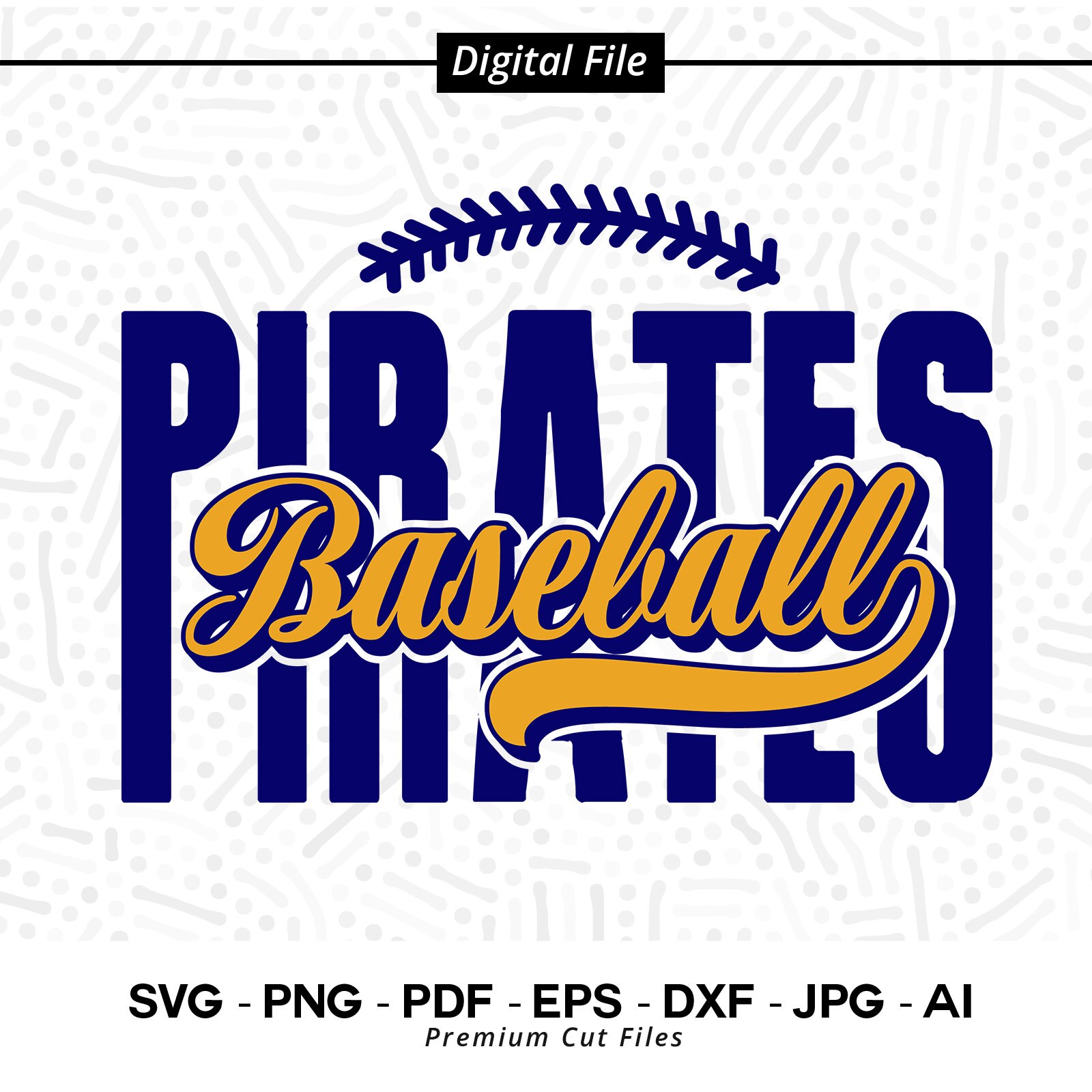 Pirates Baseball SVG PNG, Baseball svg - Inspire Uplift