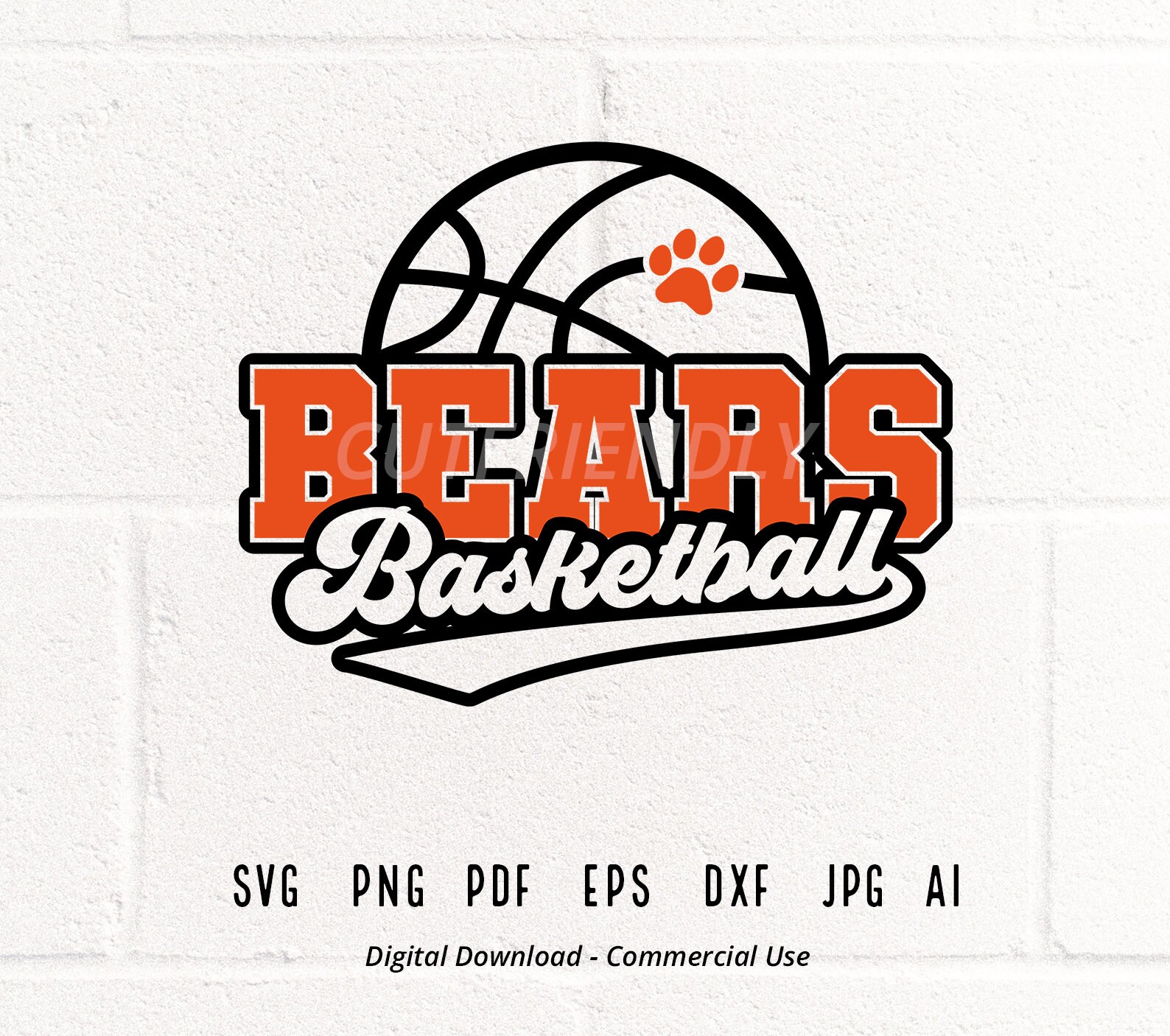 Bears SVG PNG, Bears Basketball svg - Inspire Uplift