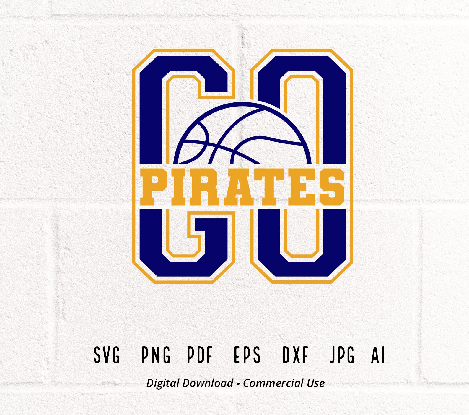 GO Pirates SVG PNG, Pirates Mascot svg | Inspire Uplift