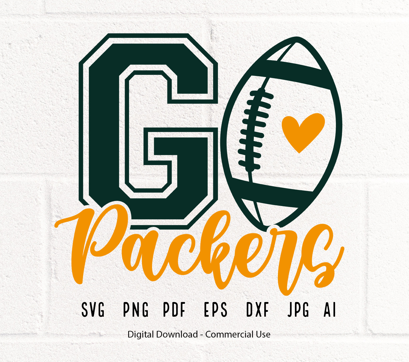 Packers SVG PNG, Packers Football svg - Inspire Uplift
