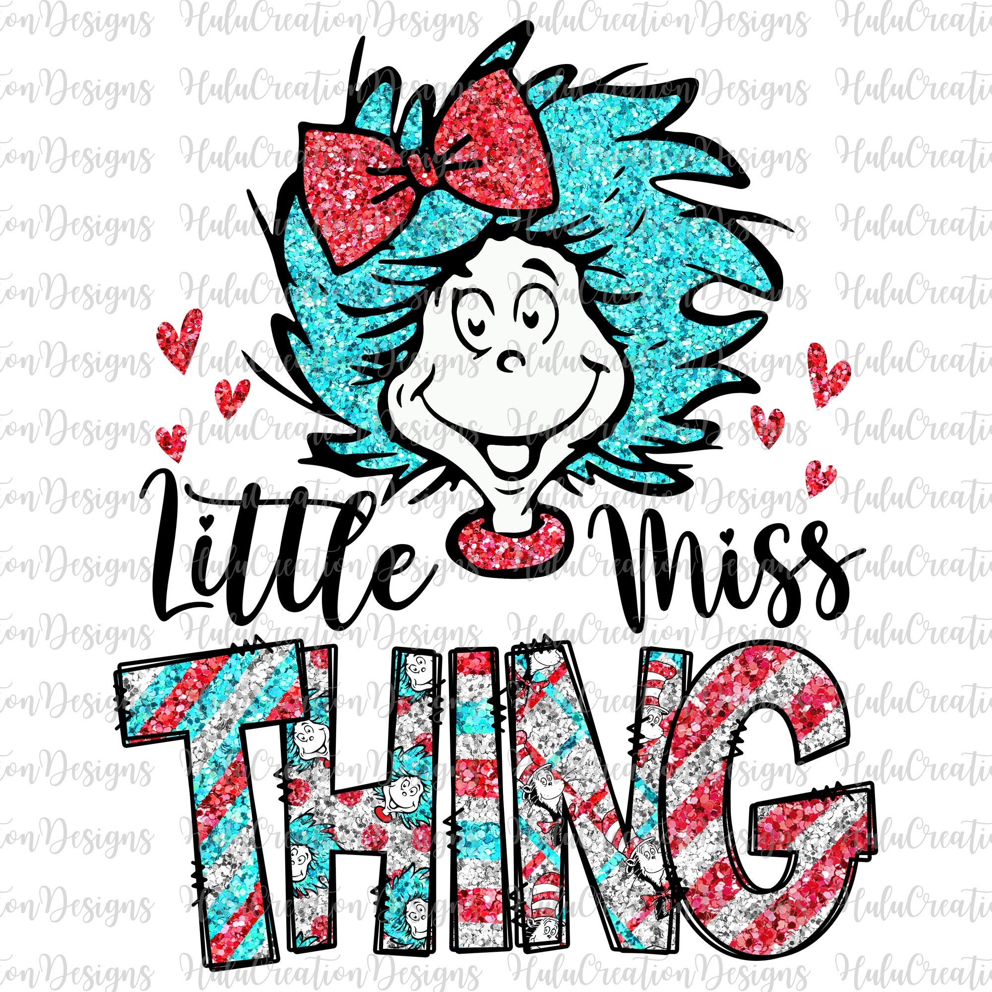 Glitter Little Miss Thing Png, Cat In The Hat Png, Dedicated | Inspire ...