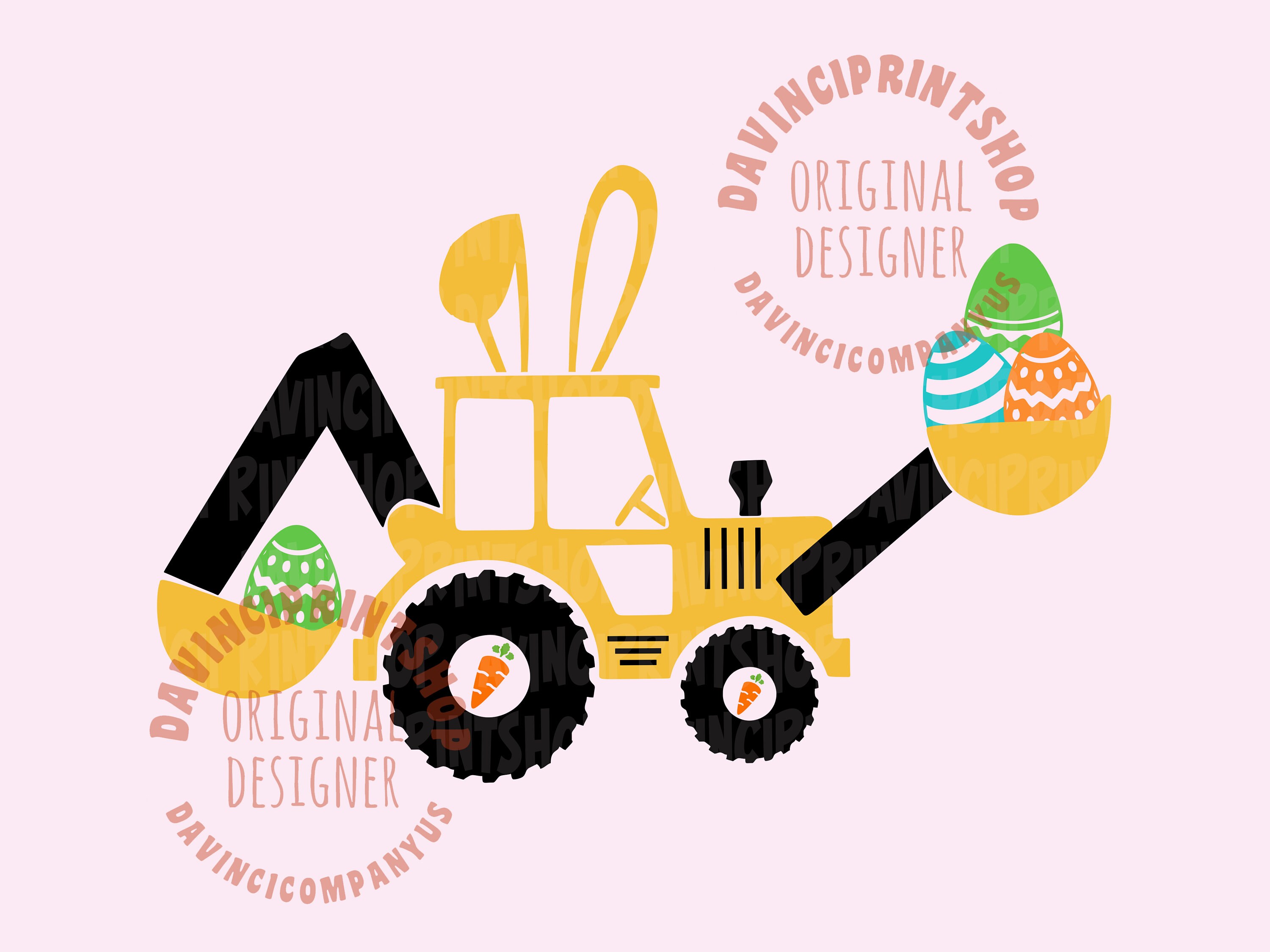 Easter Tractor Carrot Svg, Easter Svg, Happy Easter Svg, Svg | Inspire ...