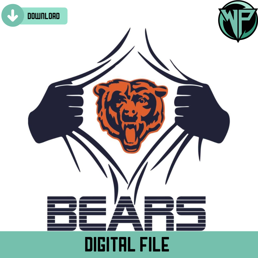 Bears Logo Svg Cricut Digital Download | Inspire Uplift