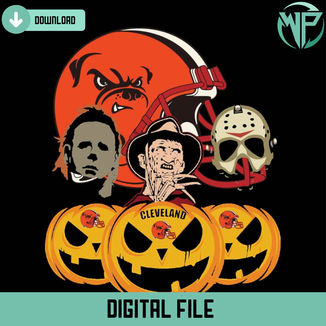 Halloween Horror Movie Pumpkin Svg Digital Download | Inspire Uplift