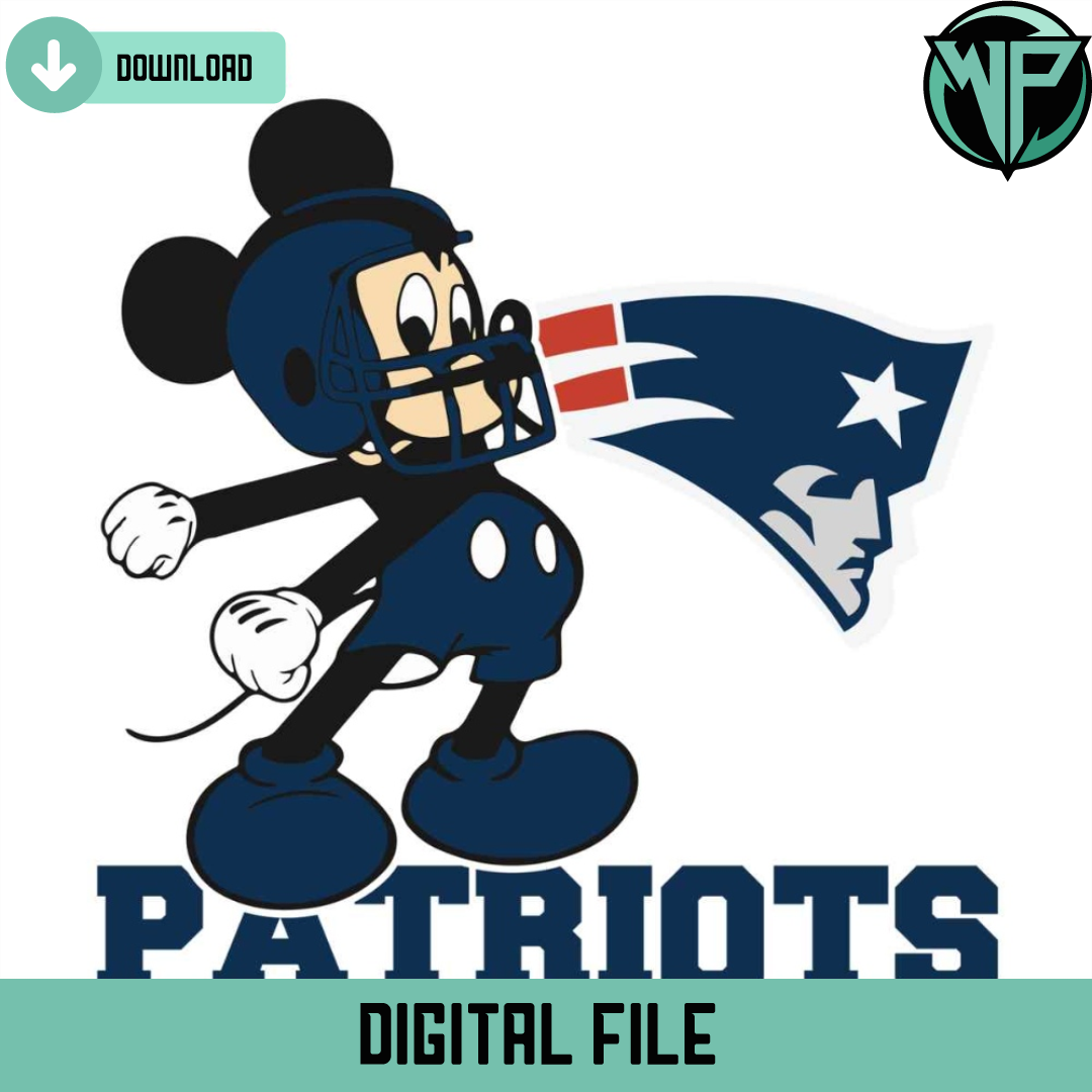 Mickey Mouse Patriots Svg Digital Download - Inspire Uplift