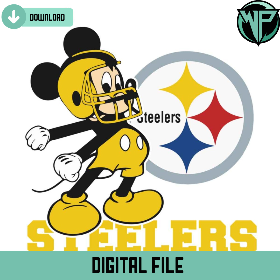 Mickey Mouse Steelers Svg Digital Download 1.jpg - Inspire Uplift