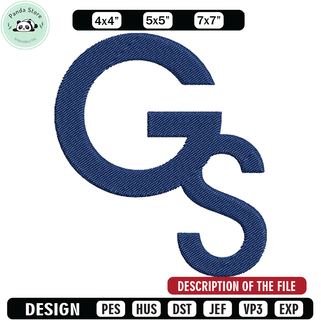 Georgia Southern logo embroidery design,NCAA embroidery, Spo | Inspire ...