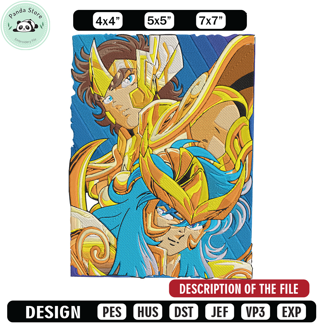 Saint Seiya Embroidery Design, Saint Seiya Embroidery, Embro | Inspire ...