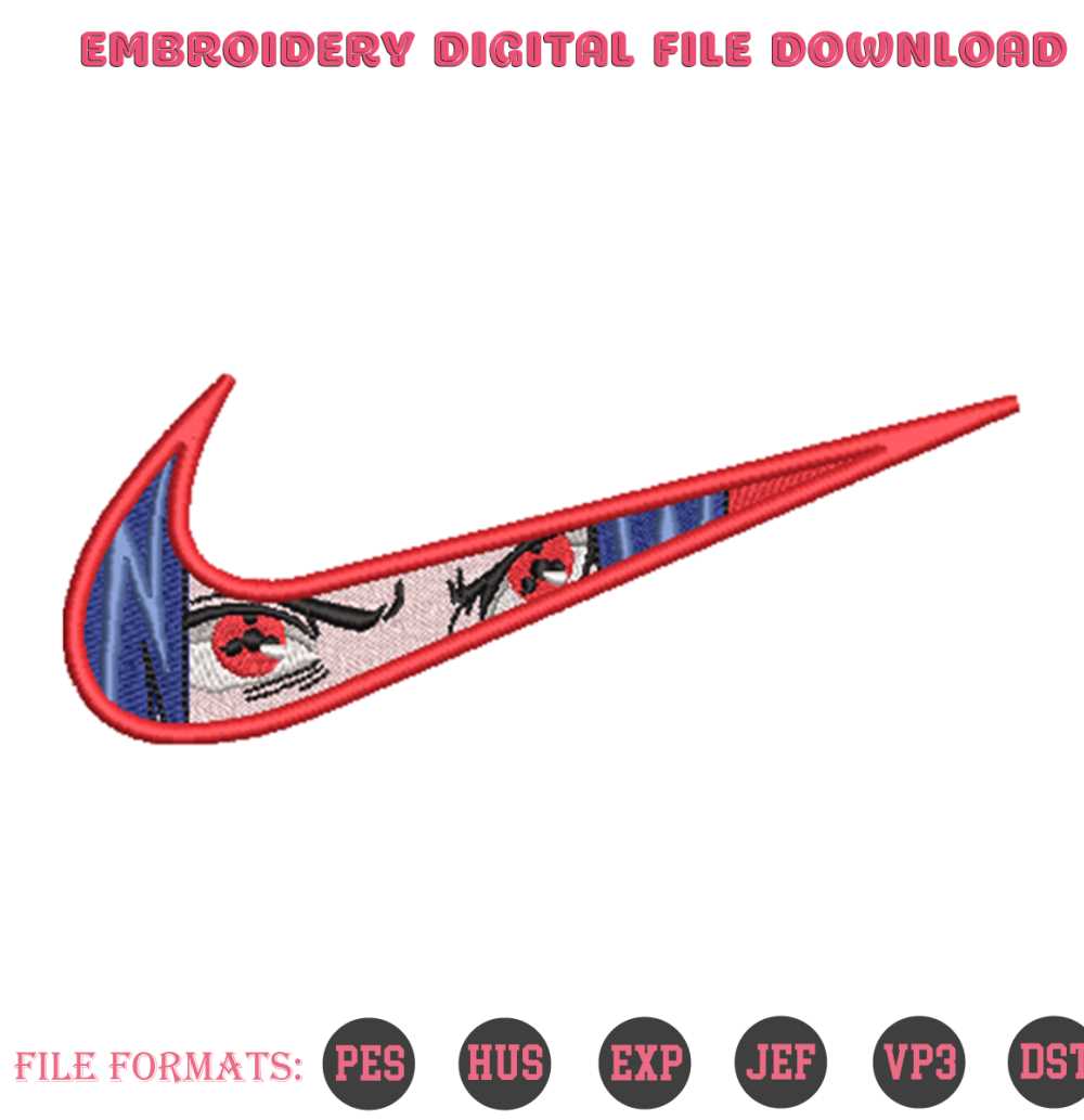 Itachi Uchiha Eyes Sharingan Embroidery Design Download File | Inspire ...