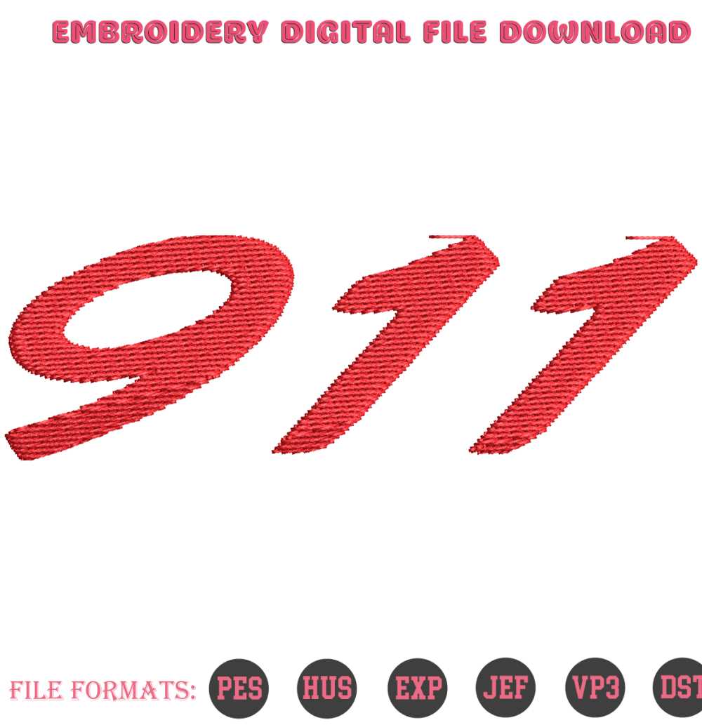 Car Brand 911 Embroidery Download File Logo Car Embroidery F - Inspire ...