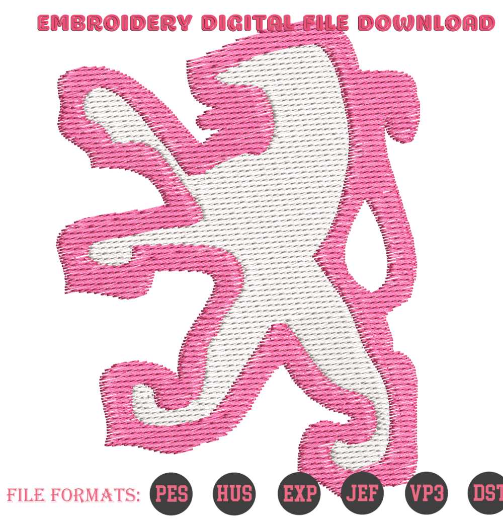 Peugeot Lion Logo Embroidery Download Logo Car Brand Embroid | Inspire ...