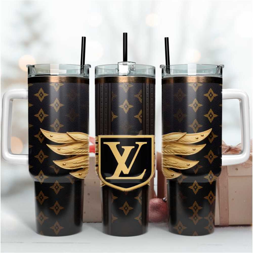 LV Wing 3D 40Oz Tumbler Wrap, Fashion 3D Wrap Design | Inspire Uplift