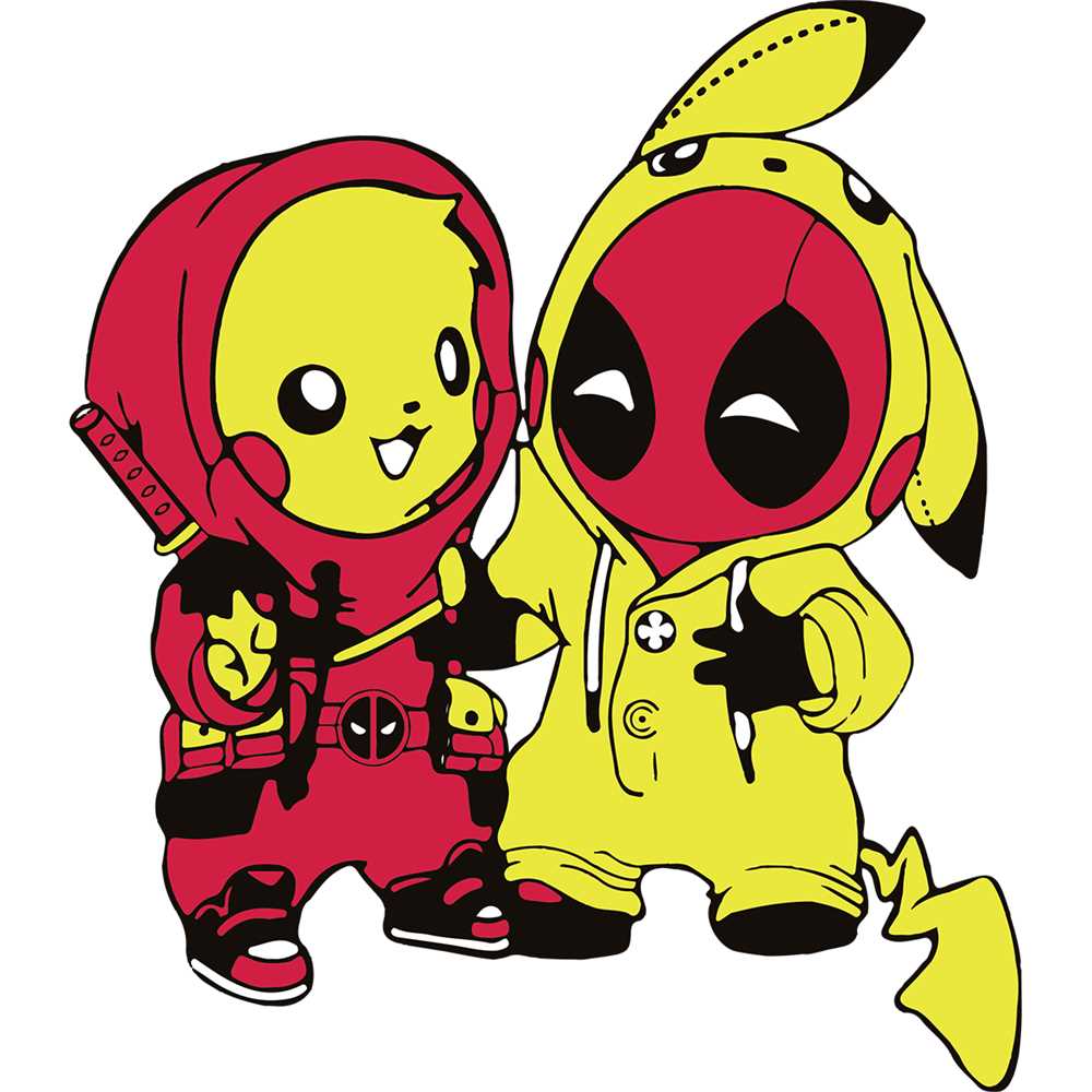 Pikachu And Deadpool Svg,Trending Svg,Pokemon,Pikachu Svg, D | Inspire ...