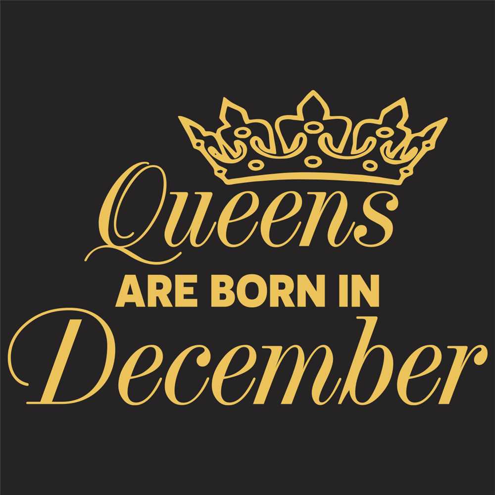 Queens Are Born In December Svg, Birthday Svg, Born In Decem | Inspire ...