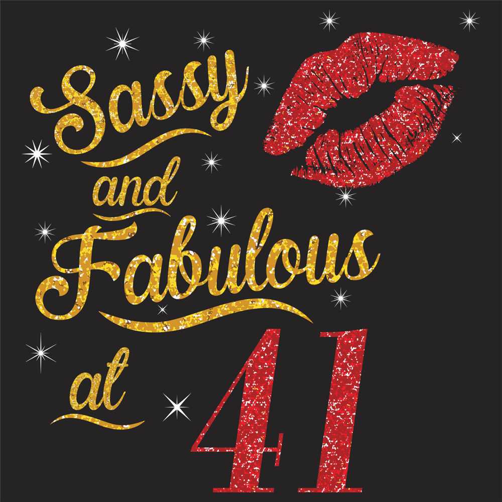 Sassy And Fabulous At 41 Svg, Birthday Svg, Sassy And Fabulo | Inspire ...