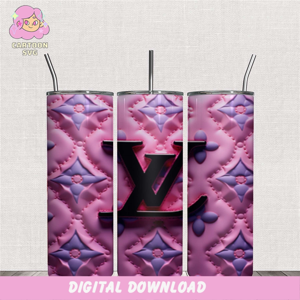 Louis Vuitton Sewing 3D Pattern Tumbler Wrap PNG | Inspire Uplift