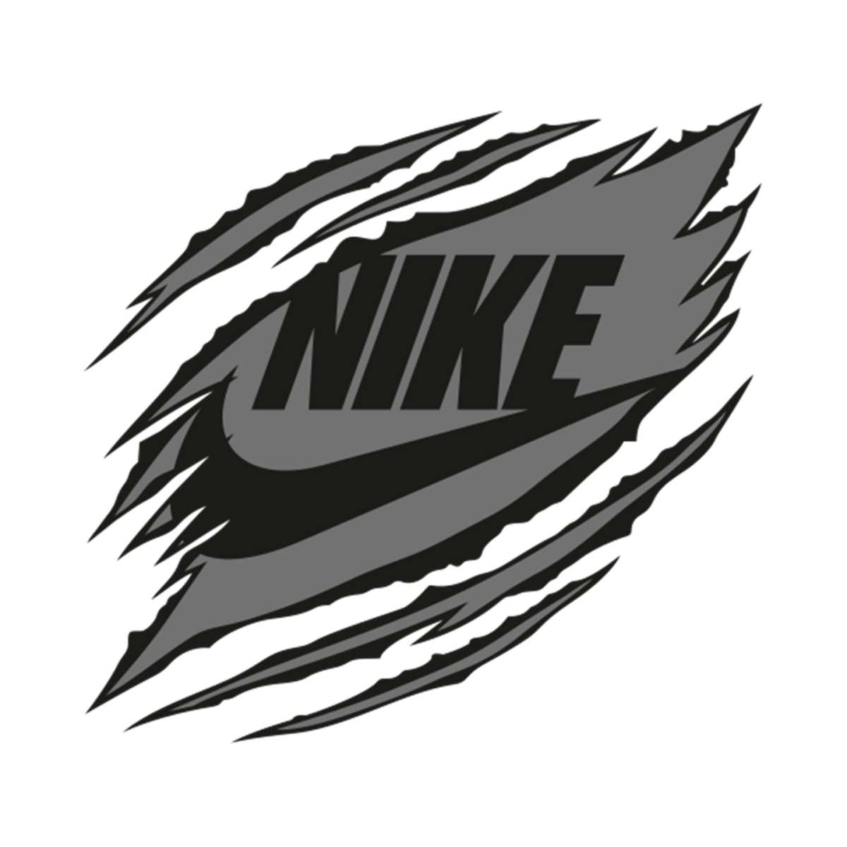 Ripped Nike Logo Svg , Ripped Logo Svg - Inspire Uplift