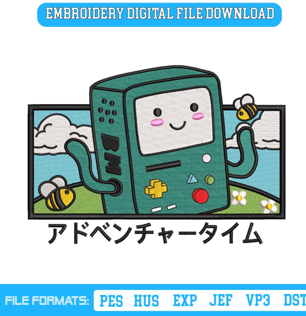 Bimoi Cartoon Network Embroidery Design Adventure Time File | Inspire ...