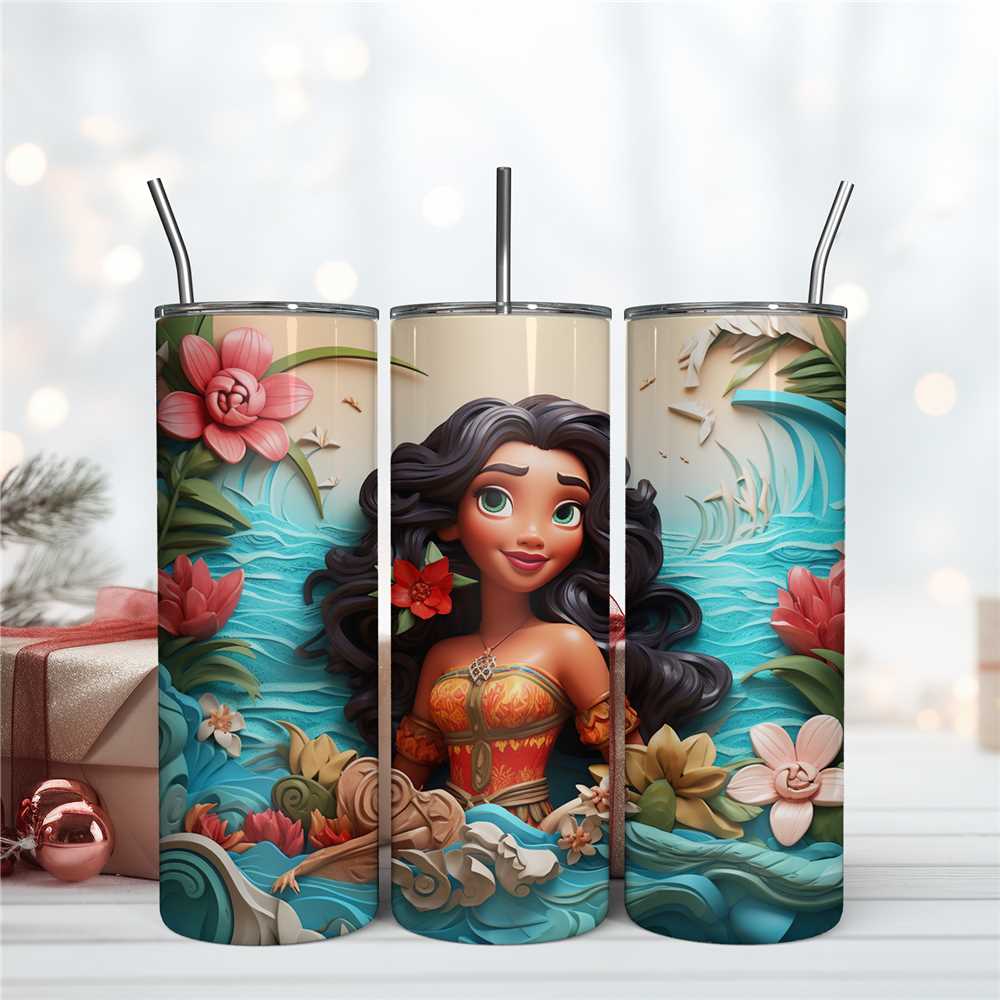 Hawaii 3D Moana Disney Wrap Design, Disney Design 20oz, Skin - Inspire ...