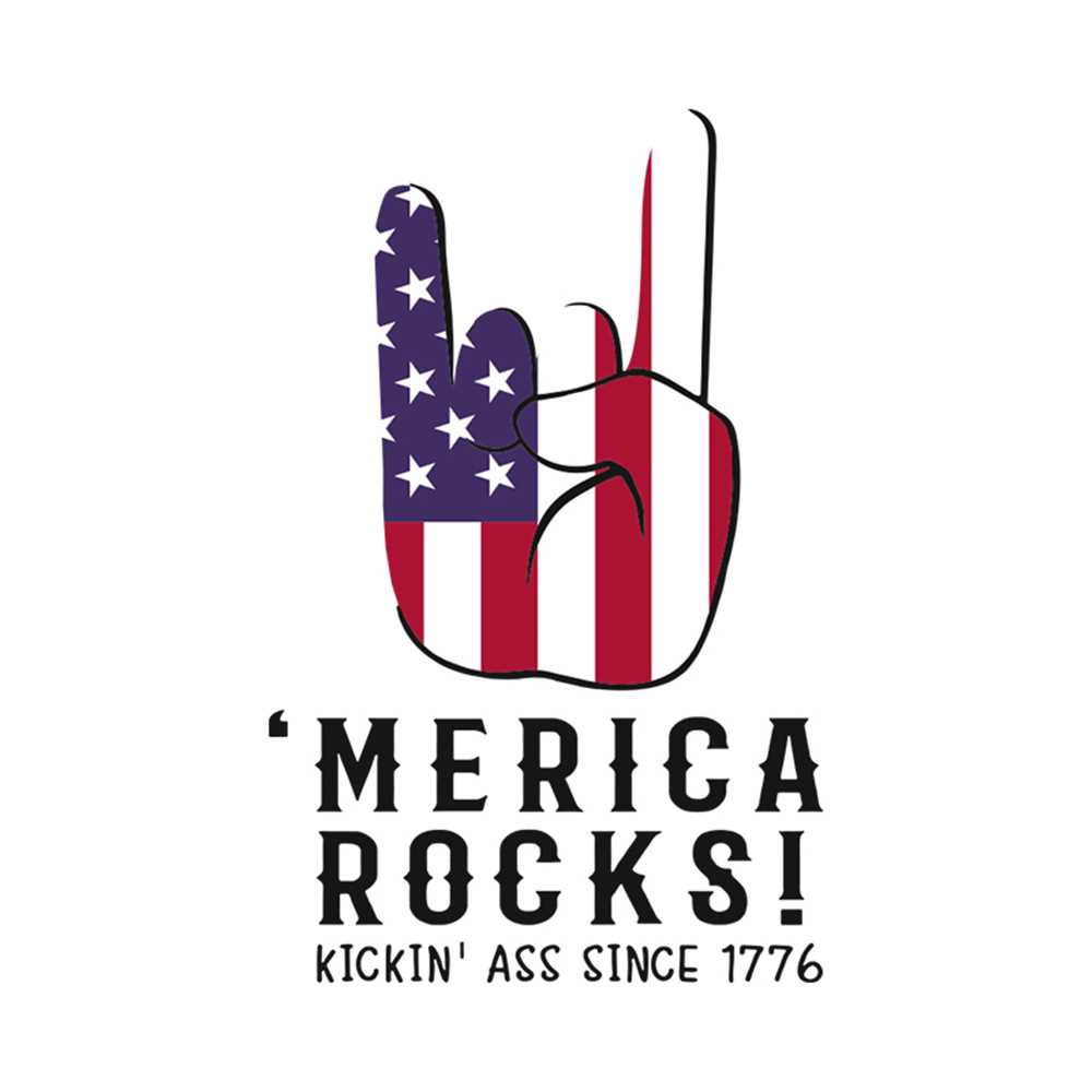 Merica Rocks, Kickin Ass 1977, Rock Lover, Us flag, us flag - Inspire ...