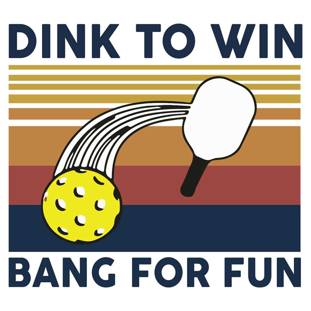 Dink to win bang for fun, Trending Svg, Table Tennis, Table | Inspire ...