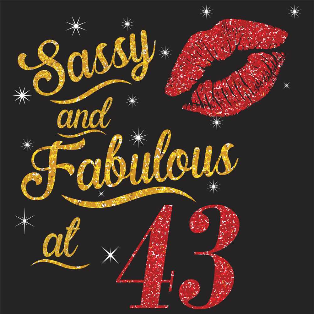 Sassy And Fabulous At 43 Svg, Birthday Svg, Sassy And Fabulo | Inspire ...