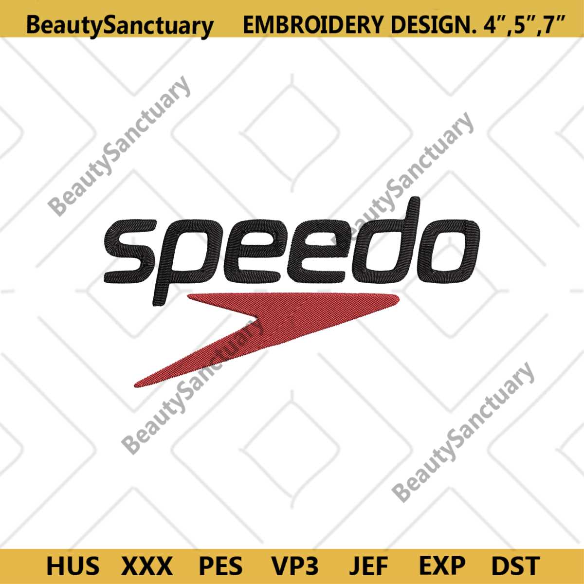 Speedo Swimwear Logo Embroidery Design Download | Inspire Uplift