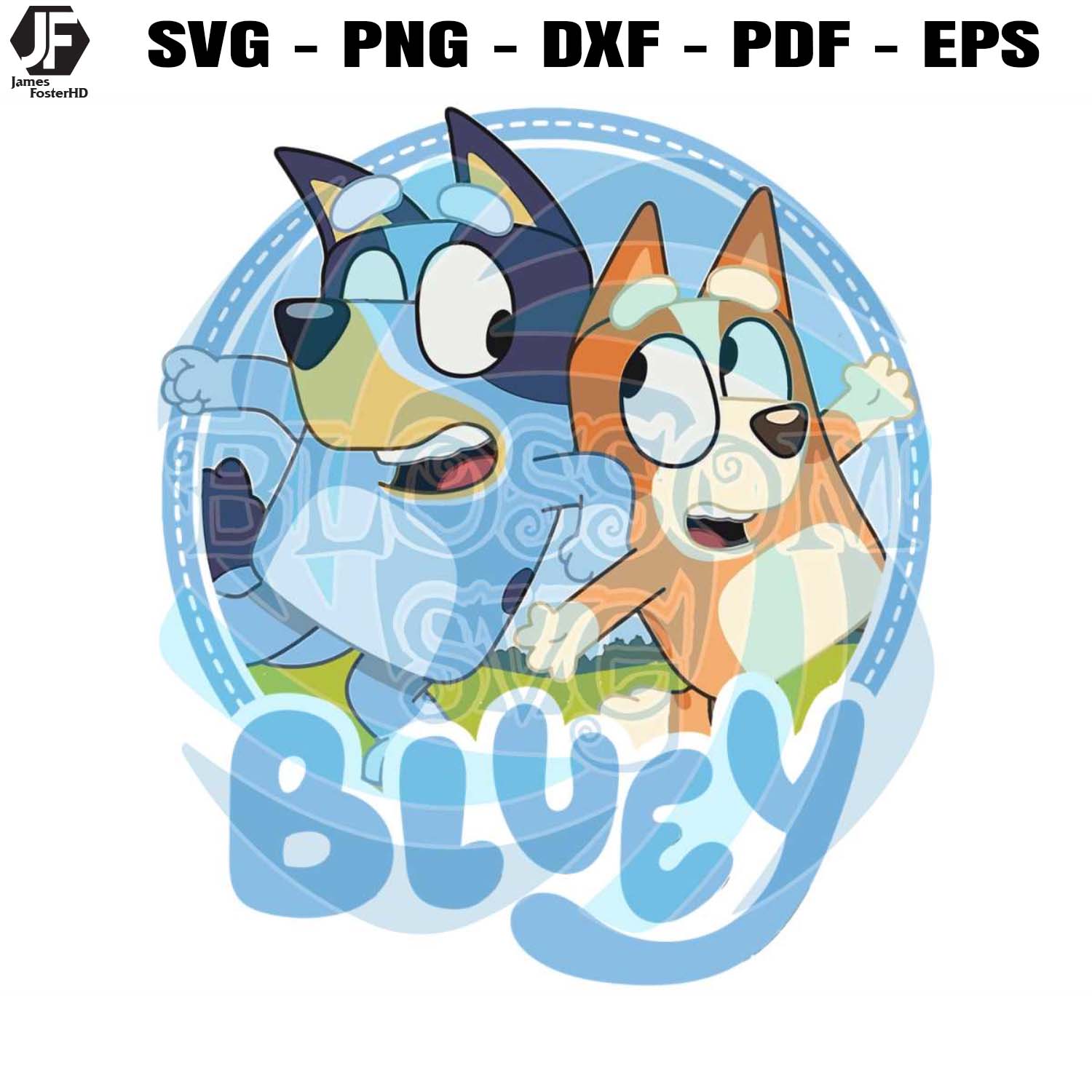 Bluey Bingo SVG Bluey Family Cute SVG Graphic Design File - Inspire Uplift