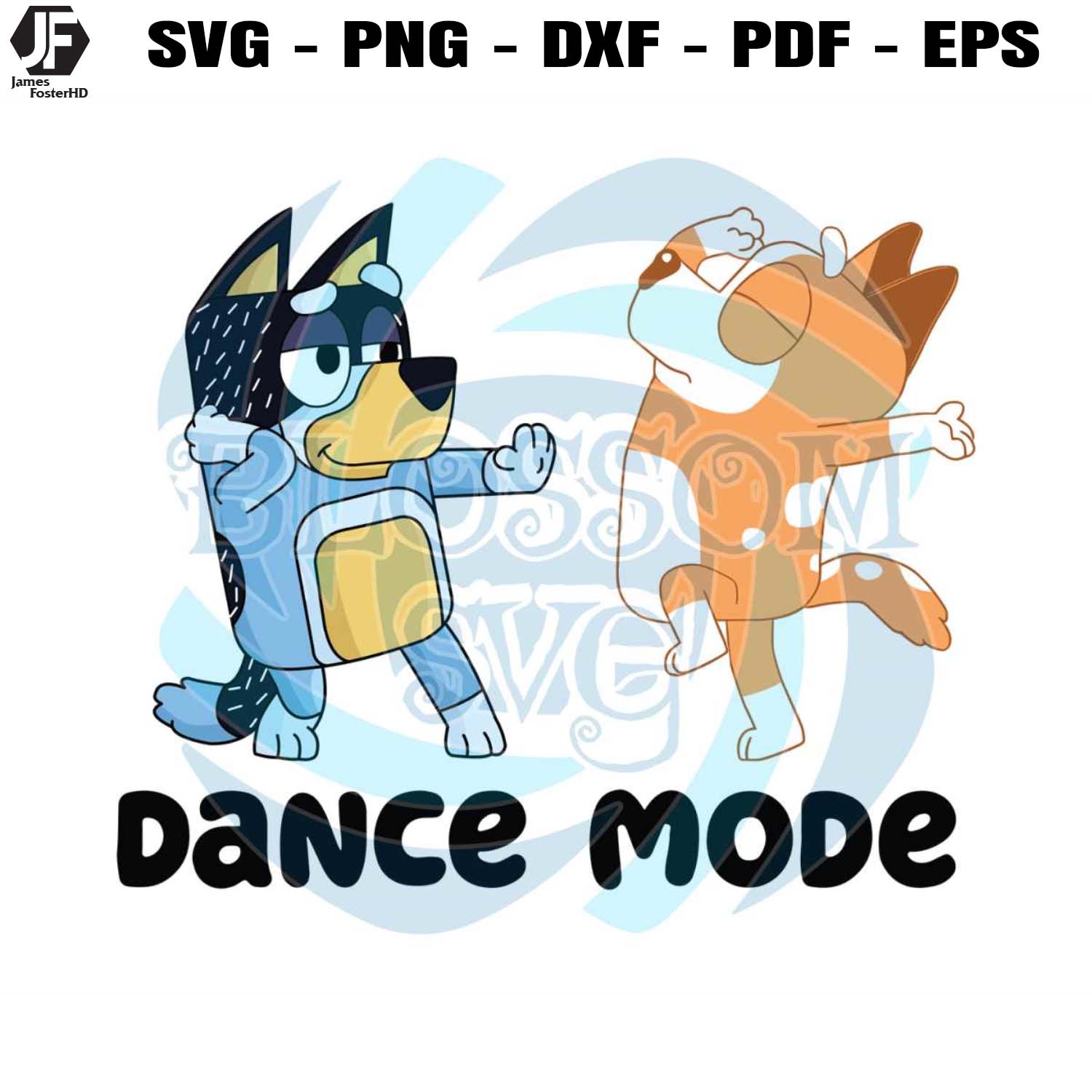 Bluey Dance Mode SVG Bluey Family SVG Graphic Design File - Inspire Uplift