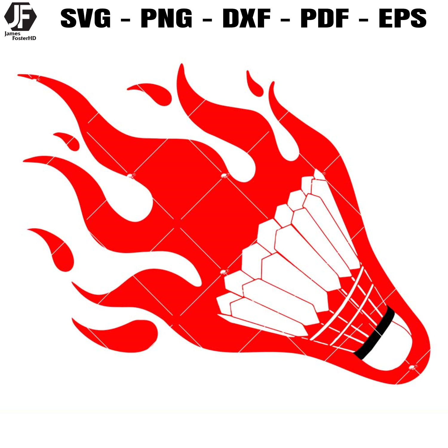 badminton birdie svg - Inspire Uplift