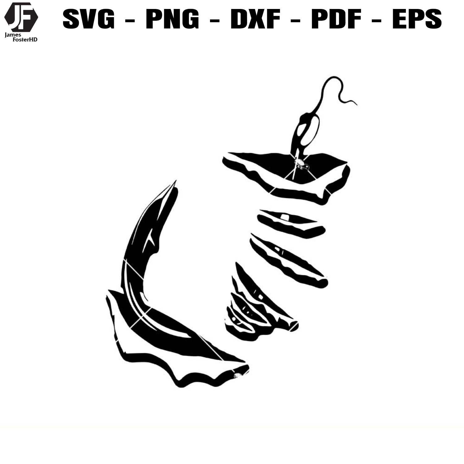 Fishing Hook Inside Svg, Fishing Hook Svg, Fish hooked Svg - Inspire Uplift