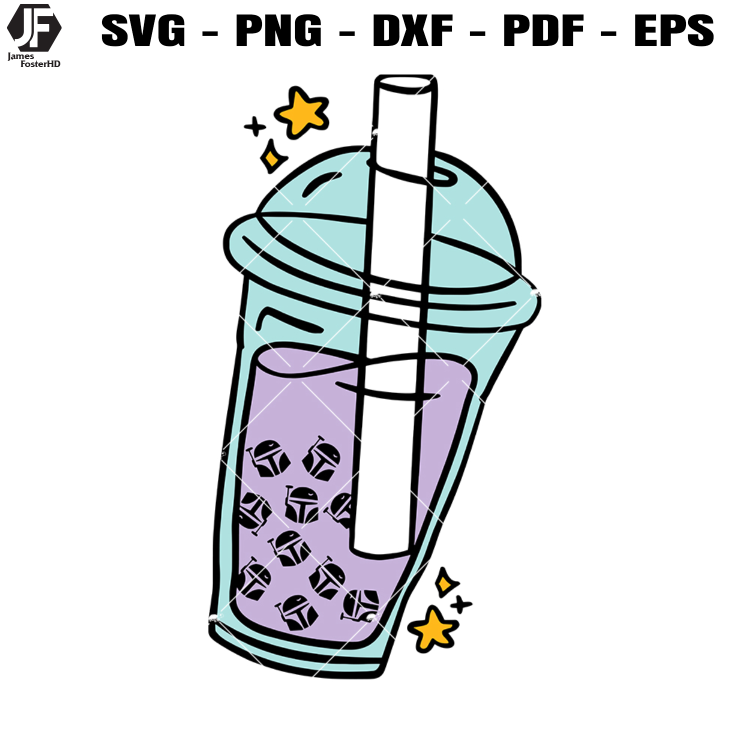 Boba Tea X Boba Fett Svg, Star Wars Boba Tea Svg, Funny | Inspire Uplift