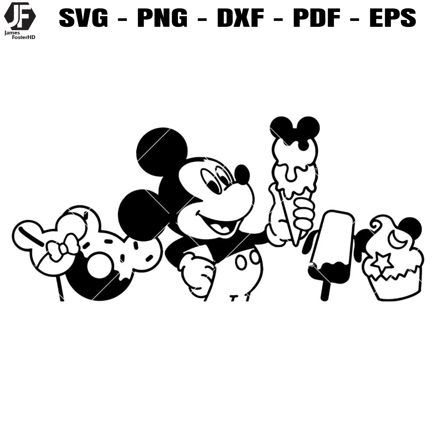 Mickey Snacks Svg, Disneyland Snacks Svg, Mickey Disney Svg - Inspire ...