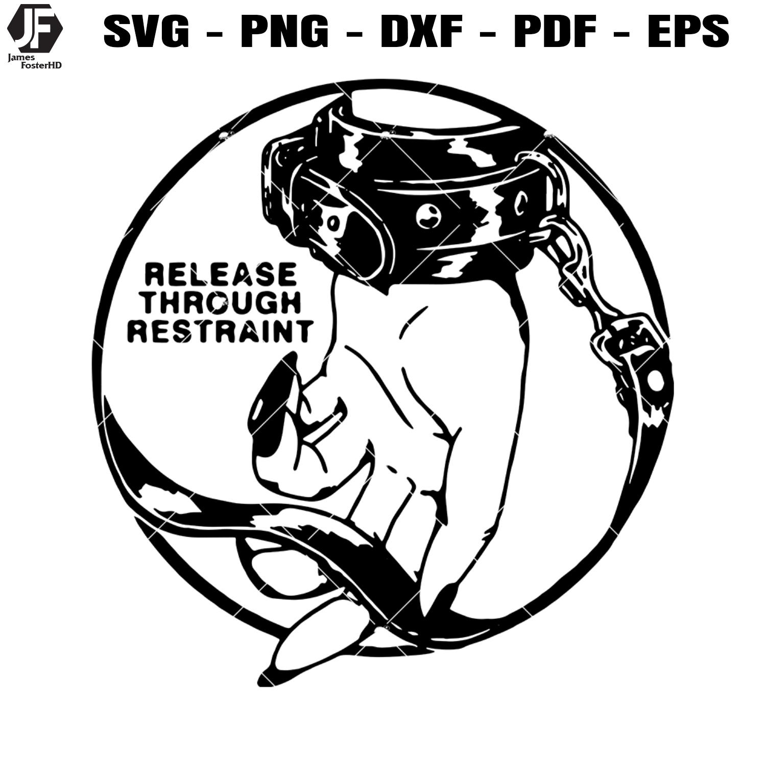 Release Through Restraint Svg, Handcuff Svg, Adult Svg - Inspire Uplift