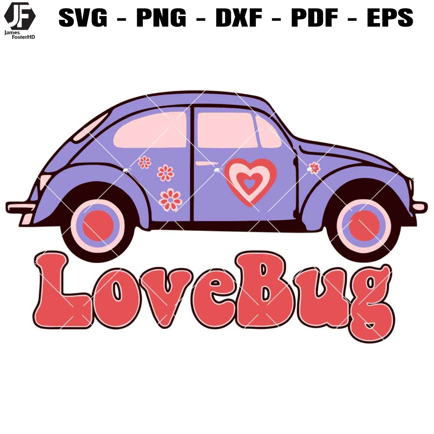 love bug car svg - Inspire Uplift