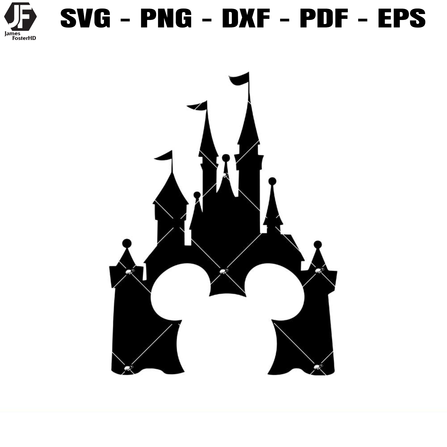 Disney Castle Svg, Walt Disney and Mickey Mouse Svg, Disney - Inspire ...